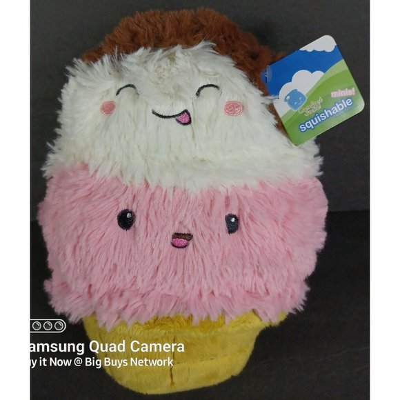 Squishable | Toys | Squishable 9 Ice Cream Cone Strawberry Chocolate ...